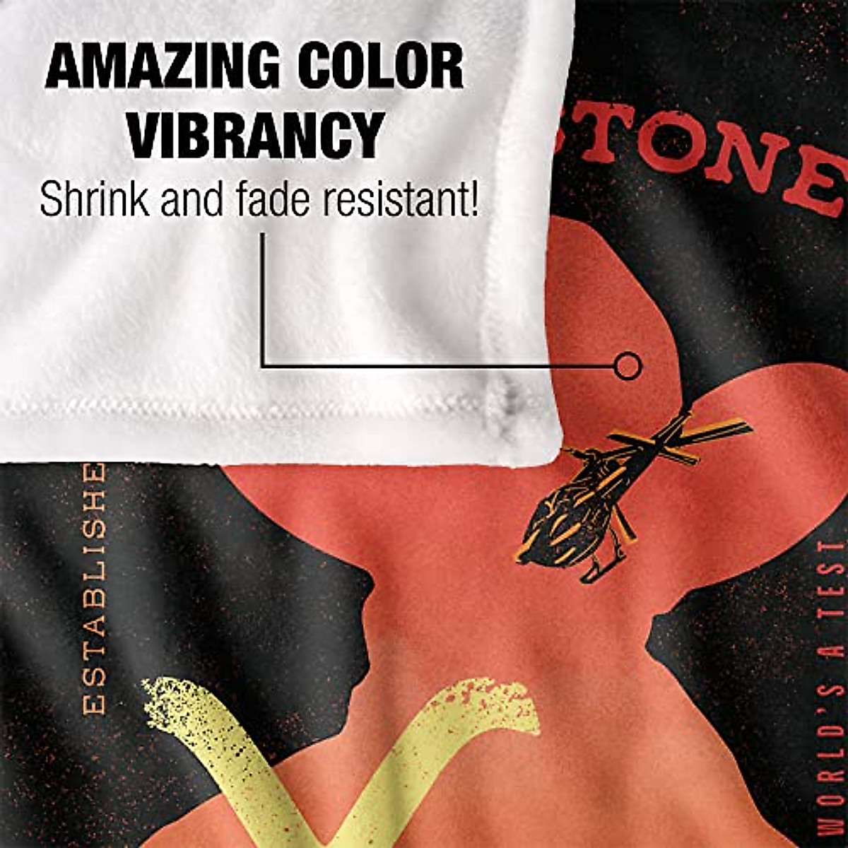 Yellowstone Blanket, 50"x60" Yellowstone Wear The Brand Silky Touch Super Soft Throw Blanket