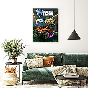 Rocket Merch League Canvas Poster Unframed Wall Art Print for Home, Office, Dorm Decoration 12 x 18 Inch