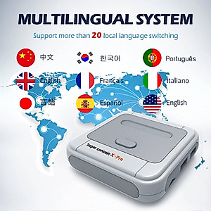 Retro Wi Fi Super Console X Pro S905 X4 K H D Mini T V/Video Game Consoles for P S P/P S1/ D C/ N64 K O D I Dual System Built-in50000 Games
