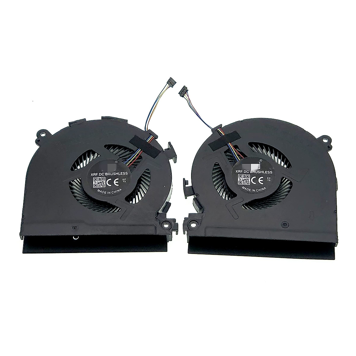 Replacement CPU + GPU Cooling Fan for HP Spectre X360 15-CH 15-CH000 15-CH011DX 15-CH075NR 15-CH008CA 15-CH010CA NS75C00-17J22 NS75C00-17J21 P/N: L17605-001 L17606-001, TPN-Q179 DC 5V 0.5A (Two Fans)