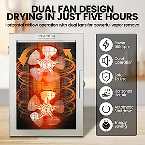 Food-Dehydrator Machine 12 Stainless Steel Trays, 800W Dehydrator for Herbs, 10.9ft² Meat Dehydrator for Jerky,190ºF Temperature Control,24H Timer,Powerful Drying Capacity for Fruits,Yogurt