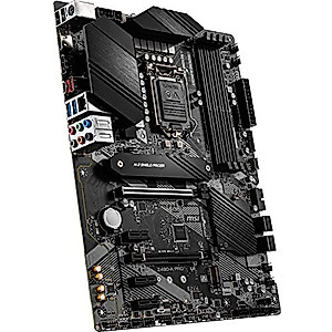 MSI Z490-A PRO ProSeries ATX Motherboard (10th Gen Intel Core, LGA 1200 Socket, DDR4, Dual M.2 Slots, USB 3.2 Gen 2, 2.5G LAN, DP/HDMI)