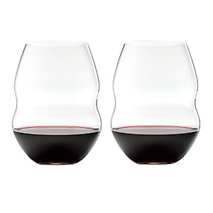 Riedel Swirl Stemless Red Wine Glass, Set of 6