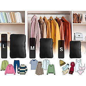 MTK Compression Packing Cubes for Suitcases,Travel packing cubes,Separate Compartments,Lightweight Luggage Suitcase Organizer Bags,Packing Organizers as Travel Accessories,4Set