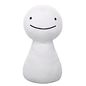 Dream blob Plush, White Plush Toy, Stuffed Doll, Gift for Boys and Girls, 22cm/8.6 inches