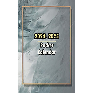 2024-2025 Pocket Calendar: Purse Size 4 x 6.5 - 2 Years Monthly Planner for Purse / from January 2024 to December 2025: each month/ 2 pages – ... Contacts, Pasword Log, Holiday ... and more