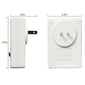 Joepoe Ionizer Air Purifier, Plug In Air Ionizer with 34 Million Negative Ions/Sec Technology, Negative Ion Air Purifier Plug In Home& Office Cleanse:Odors, Pet Smell, Dust and More(3PCS)