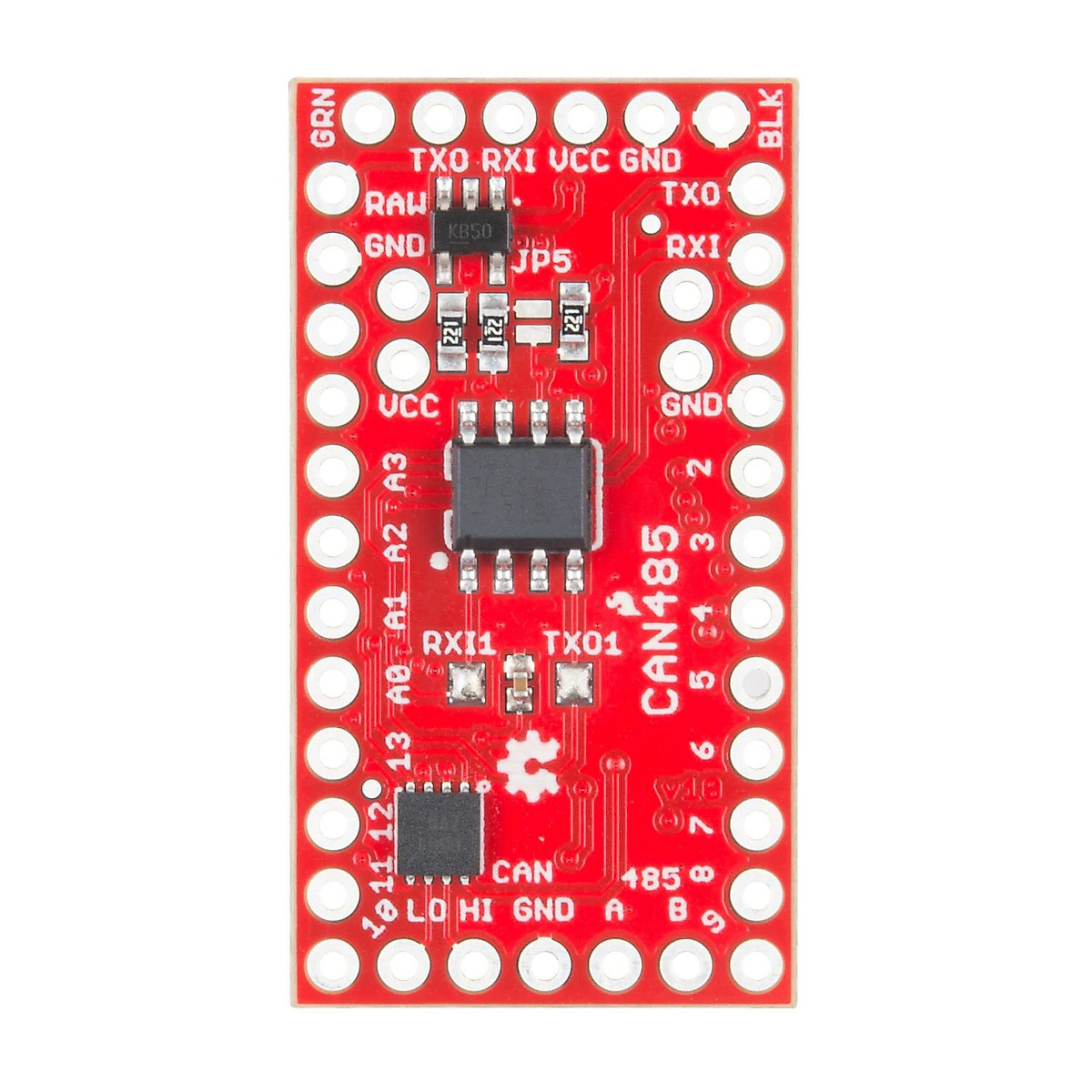 SparkFun AST-CAN485 Development Board Allow Out-of-The-Box interfacing CAN or RS485 Network Compatible with Arduino IDE Industrial Device interfacing Small Foot-Print 7-12DCV Input Onboard Power