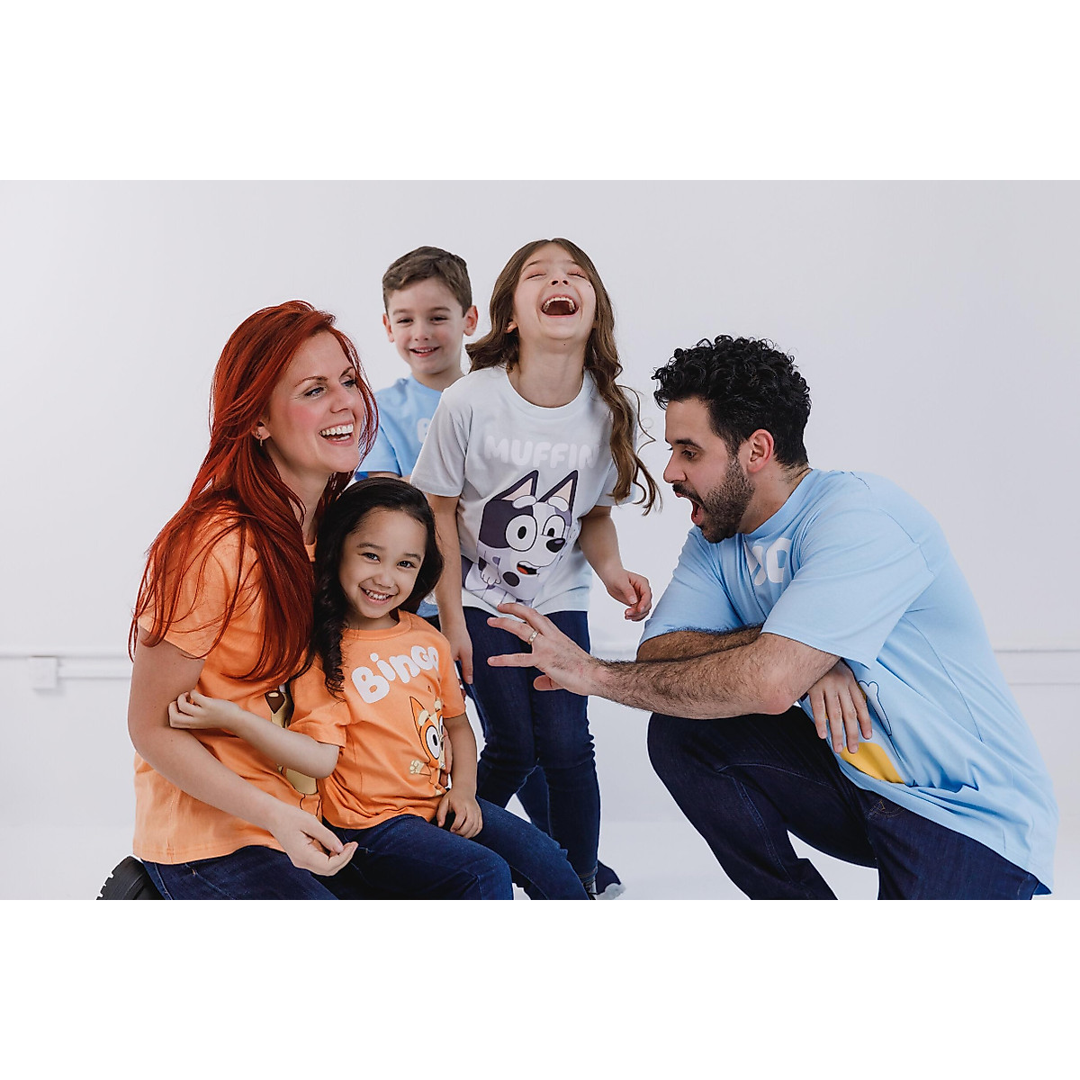 Bluey Mum Adult Womens Graphic T-Shirt Chilli Large