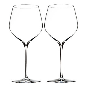 Waterford Personalized Elegance 26.7oz Cabernet Sauvignon Wine Glasses, Set of 2 Custom Engraved Crystal Red Wine Glasses for St. Emilion, Listrac, Moulis, Margaux and More