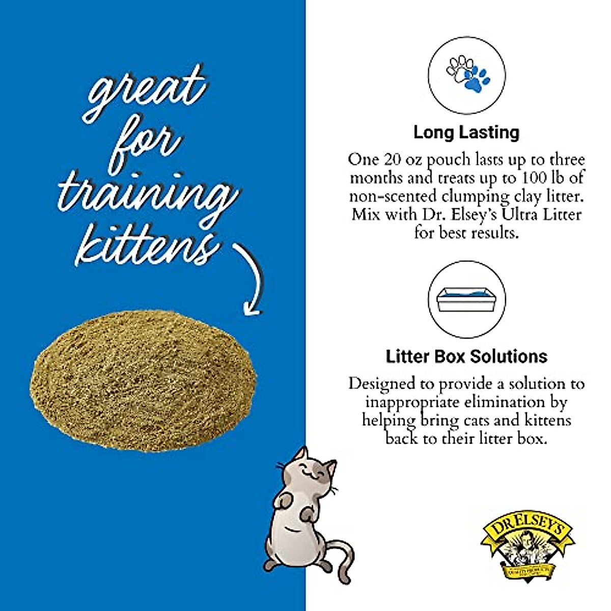 Dr. Elsey's Litter Box Attractant - Ultra Litter Attractant - 20 oz Pouch - Feline Behavior Modification & Training Tool