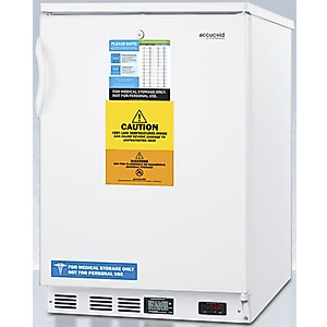 Summit VT65 Upright Freezer, White