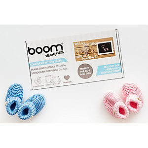 boom moments Sonogram Picture Frame | Keepsake Baby Ultrasound Frame | Gift for Expecting Parents | Nursery Décor | Baby Gift | We Love You From Your First Heartbeat