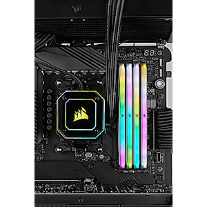 CORSAIR Vengeance RGB RT 32GB (4x8GB) DDR4 3600 (PC4-28800) C18 1.35V Desktop Memory