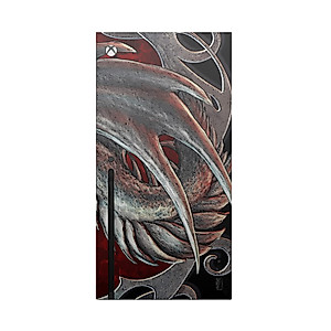 Head Case Designs Officially Licensed Christos Karapanos Talisman Silver Art Mix Vinyl Sticker Gaming Skin Case Cover Compatible with Xbox Series X Console