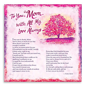 Blue Mountain Arts 2021 Wall Calendar "Mom, Thank You for a Lifetime of Love" 12 x 12 in. 12-Month Hanging Wall Calendar Is a Sweet Gift for a Wonderful Mother
