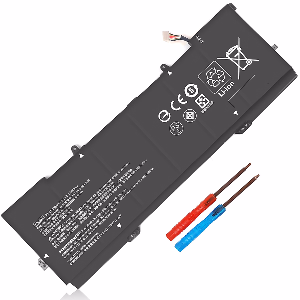 DMKAOLLK YB06XL Battery for HP Spectre x360 Convertible 15-ch0xx 15t-ch000 Series 15-CH011DX 15-CH011NR 928427-272 928372-856 928372-855 HSTNN-DB8H YB06084XL 11.55V 84.08Wh