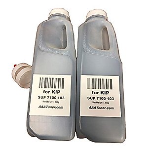 AAA Toner Refill Kit for KIP 7100 Toner KIP 7100, SUP7100-103 (300g x 2) (Black, 2-Pack)