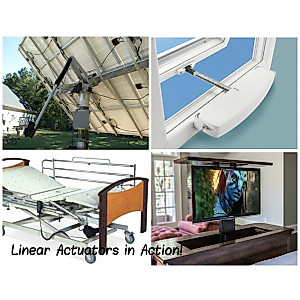 Firgelli Automations 3" Stroke Light Duty Linear Actuator 200 lbs Force