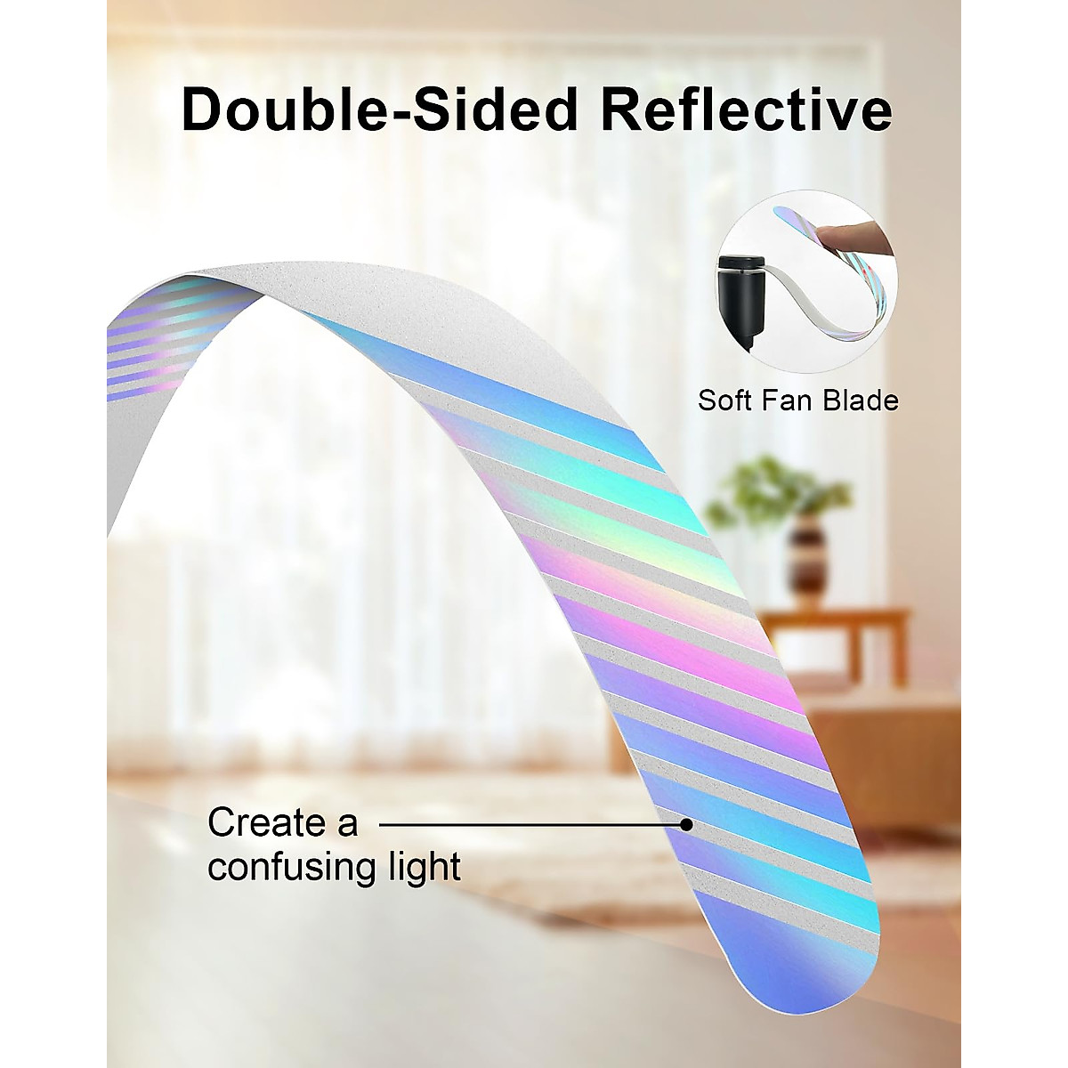 Edvision 2 Pack Food Fan for Table, 2000mAh USB Powered Rechargeable Food Fan, Portable Fan with Flexible Goose-Neck and Soft Blades, Quiet Table Food Spinner for BBQ, Picnic, Patio, Parties, Outdoor