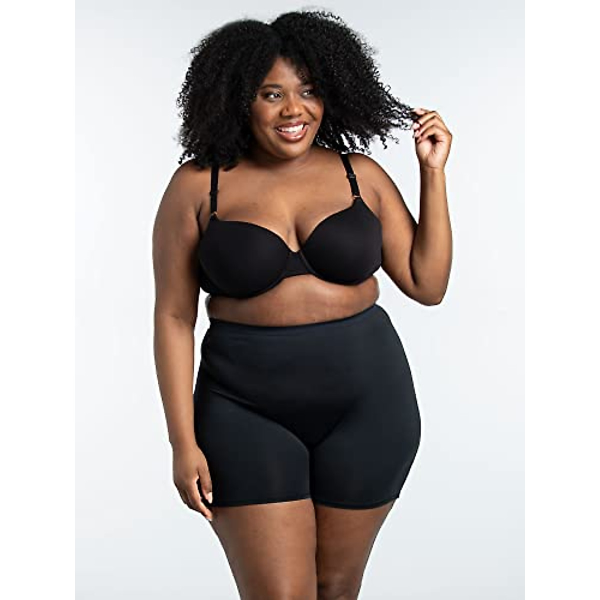 Fruit of the Loom Women's Size Underwear, Designed to Fit Your Curves, Boxer Brief-Microfiber-Assorted, 10 Plus