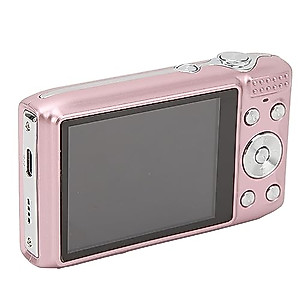 Digital Camera, Multi Function 58M 4K Timed Photography Digital Video Camera 2.88 Inch Screen 16X for Daily Life (Pink)