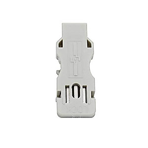 10pcs EKG Clips Multi-Function ECG/EKG 3.0 Needle to Tab Adapters - 989803166031 White