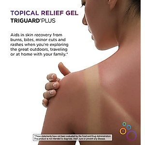 TriGuard Plus Colloidal Silver Topical Recovery Gel by Oxygen Nutrition | Natural Structured Silver Water & European Elderberry 3.4oz / 100ml