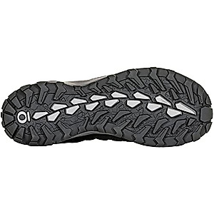 Oboz Women's Sypes Low Leather B-Dry Waterproof Hiking Shoe, Black Sea, 8.5