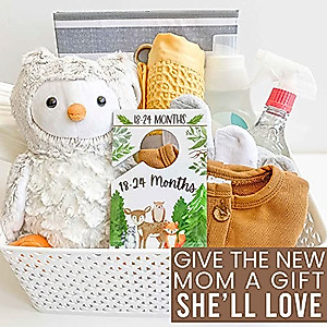 6 Woodland Hanger Dividers Baby Closet Size Dividers - Baby Essentials For Newborn Essentials, Baby Closet Dividers, Baby Closet Organizer For Nursery Organization, Nursery Closet Dividers Neutral