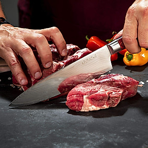 Chef Kitchen Knife - Professional Japanese Damascus 8 inch Blade with VG-10 Stainless Steel, Beautiful Handcrafted 67 layer Ultra Sharp