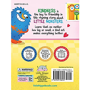 Kindness Monster - Silicone Touch and Feel Board Book - Sensory Board Book