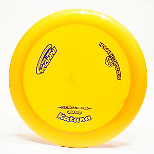 Innova Katana (Blizzard Champion) Distance Driver Golf Disc, Pick Weight/Color [Stamp & Exact Color May Vary] Yellow 130-139 Grams