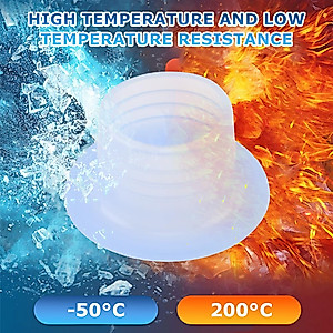 30pcs Faucet Leak-Proof Sealing Gasket, Triangle Valve Faucet Sealing Gasket Silicone Plug Leak Proof Bathroom, Faucet Washer Replaces for Garden Faucet Hose Water Pipe