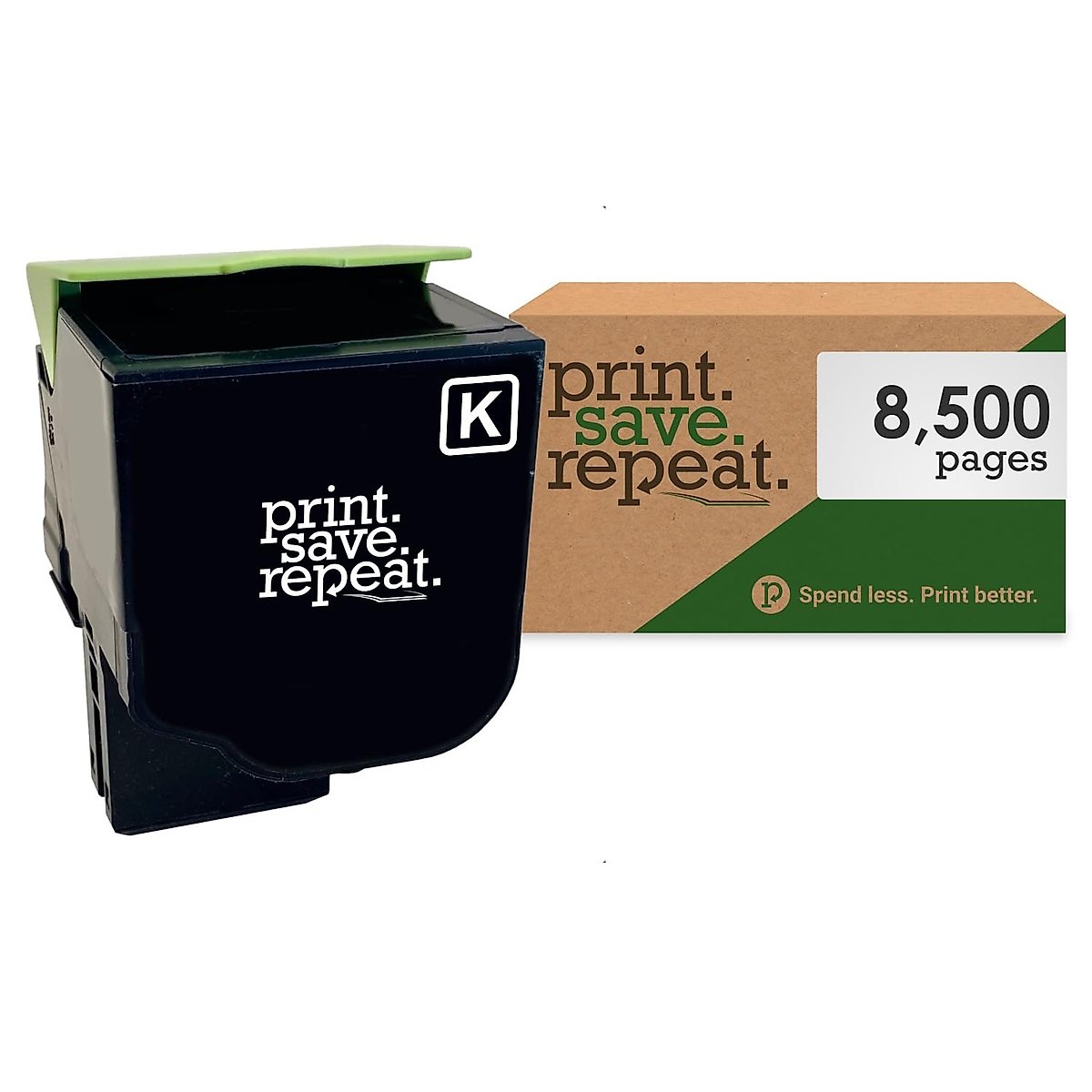 Print.Save.Repeat. Lexmark 78C1XK0 Black Extra High Yield Toner Cartridge for CS421, CS521, CS622, CX421, CX522, CX622, CX625 Laser Printer [8,500 Pages]