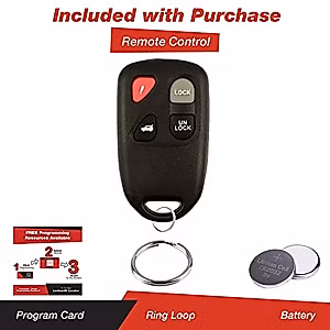 KeylessOption Keyless Entry Remote Control Car Key Fob Clicker for KPU41805 Model 41805 Mazda 6