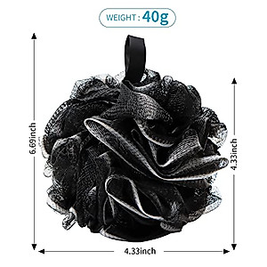 FARMOGA Bath Sponge Shower Loofah Soft Mesh Body Wash Scrubber Exfoliator Puff Shower Sponge Essential Skin Care for Women & Men Bathing Tool