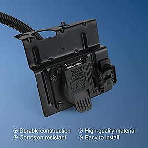 DICMIC 4 & 7 Pin Trailer Tow Wiring Harness Plug Compatible with 2002-2004 Ford F250 F350 Super Duty Replace# ‎2C3Z-13A576-DA