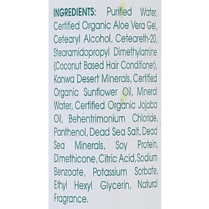 Zion Health Adama Minerals Conditioner, White Coconut, 16 Fluid Ounce