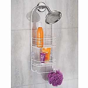 iDesign InterDesign Rondo Bathroom Shower Caddy for Shampoo, Conditioner, Soap-White