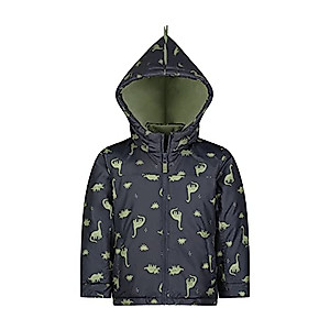 Simple Joys by Carter's Baby Water-Resistant Snowsuit Set-Hooded Winter Jacket, Dino, 3T