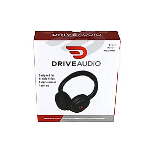 DRIVE AUDIO Compatible with uConnect VES Dodge Grand Caravan & Chrysler Town & Country & Jeep Wireless Headphones (2 Pack) OEM Car Headsets 2006 2007 2012 2014 2015 2016 2017 2018 2019 2020 2021 2022