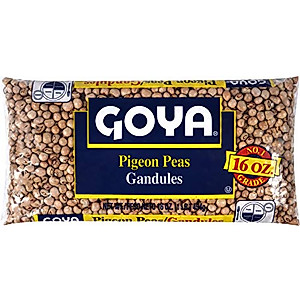 Goya Foods Pigeon Peas, Gandules, Dry, 16 Ounce (Pack of 24)