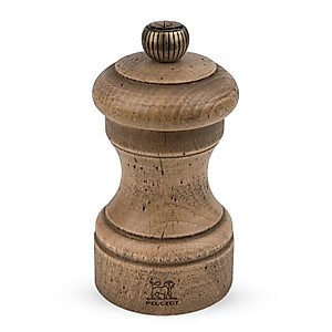 Peugeot Bistro Antique gift box, Distressed Beechwood 4 inch Salt Mill