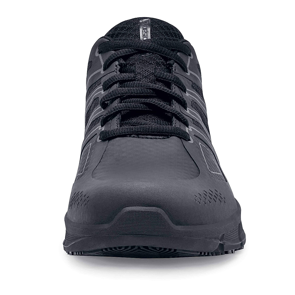 Shoes for Crews Men's Stride Sneaker, Black, 16