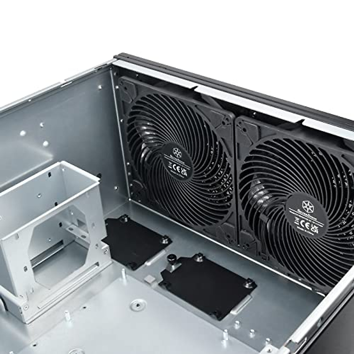 SilverStone Technology RM51 5U Rackmount Server Chassis with Dual 180mm Fans and Enhanced Liquid Cooling Capability, SST-RM51