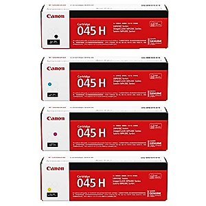 Canon CRG-045H 4-Color Complete High Yield Toner Cartridge Set