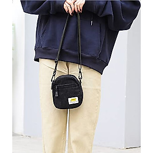 Corduroy Crossbody Bag Women Cell Phone Purse Small Tote Bag Satchel Bag Tote Handbag Shoulder Bag Satchel Bag Hobo Bag