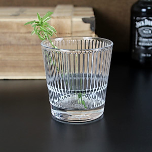 ANBFF Whiskey Glasses Set of 2, 10oz Drinking Glass Cups, Heavy Bottom Rocks Glasses, Crystal Old Fashioned Glass with Gift Box - Barware for Bourbon, Scotch, Cocktail for Men Women