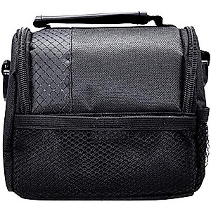 Small Soft Padded Camera Equipment Bag / Case for Canon, Nikon, Sony, Samsung, Olympus, Pentax, Panasonic & More + Microfiber Cloth